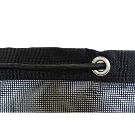 Red de protección para contenedor - PES, PVC - Negra - 3,5 x 7m | Metaltis